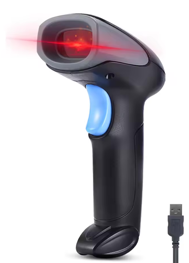Handheld Wired 1D 2D QR Barcode Scanner