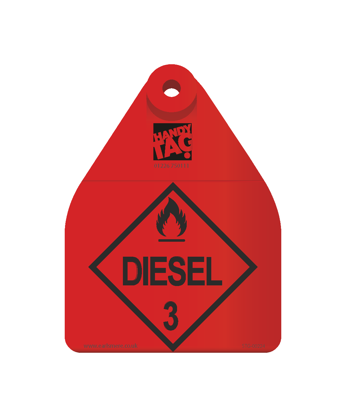 Diesel Tag - Flammable 3