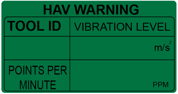 Vibration Tags and Labels