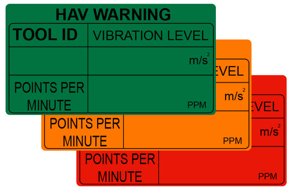 HAV Label Points Per Minute - Earlsmere Limited