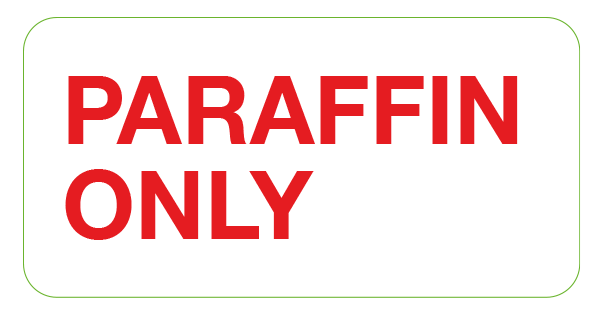 Paraffin Only Labels