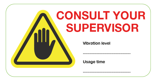 HAV Consult Your Supervisor Labels