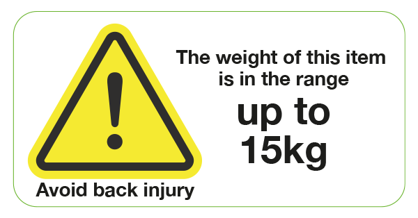 Up To 15 kg Weight Labels