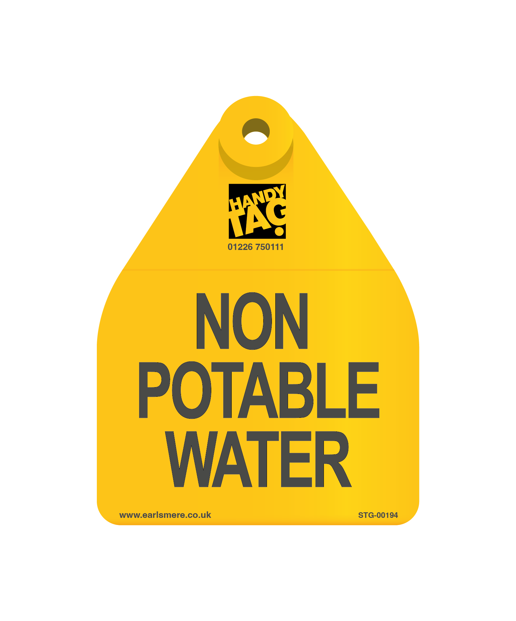Non Potable Water Tag