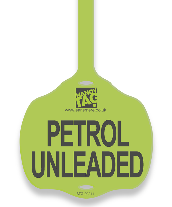 Petrol Unleaded Tag Tall - Earlsmere Limited
