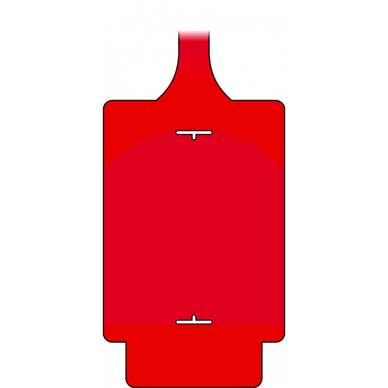 Flexi Tag Blank - Red